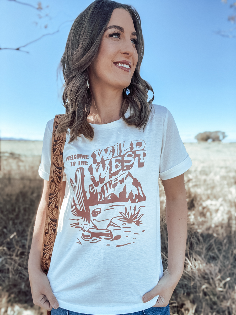 Welcome To The Wild West Graphic Tee – Wild Rose Country