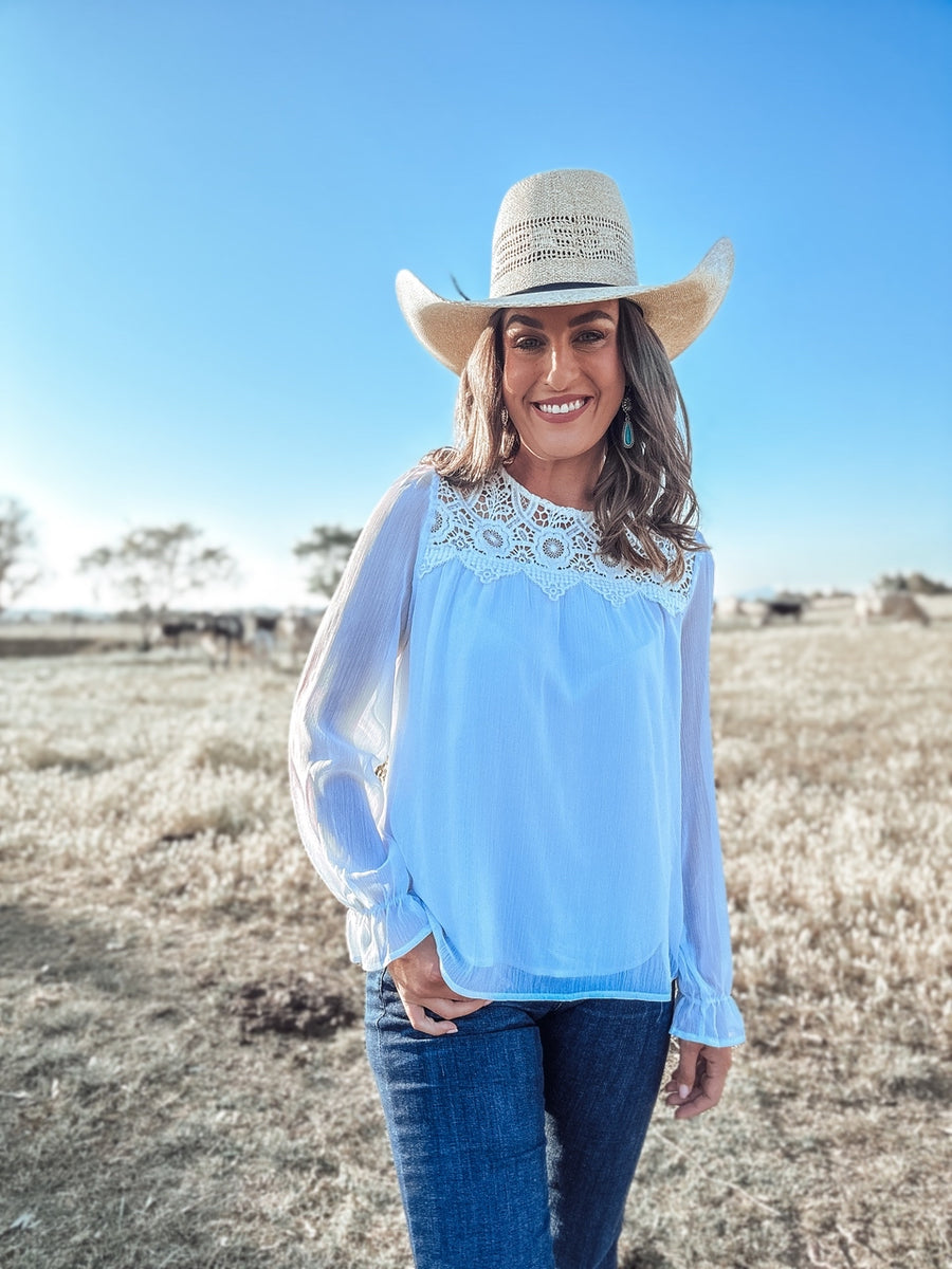 Aspen White Blouse – Wild Rose Country