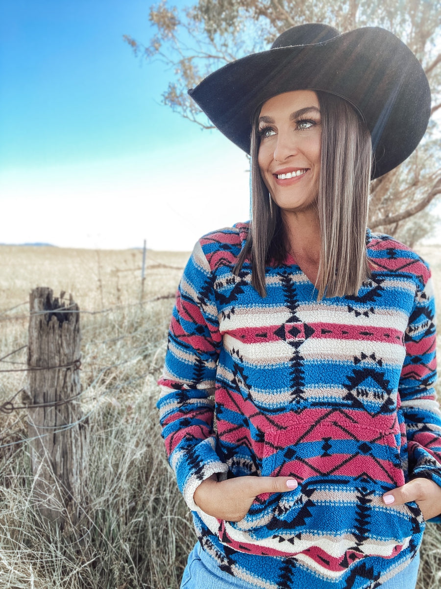 Lurlynn Aztec Sweater – Wild Rose Country